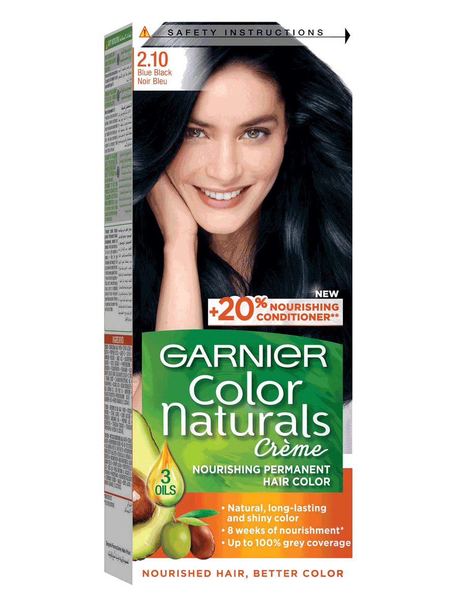 2.1 Blue Black Permanent Hair Color | Color Naturals | Garnier Arabia