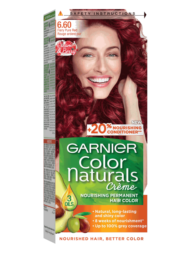 6.66 - Fiery Pure Red | Color Naturals | Garnier Arabia