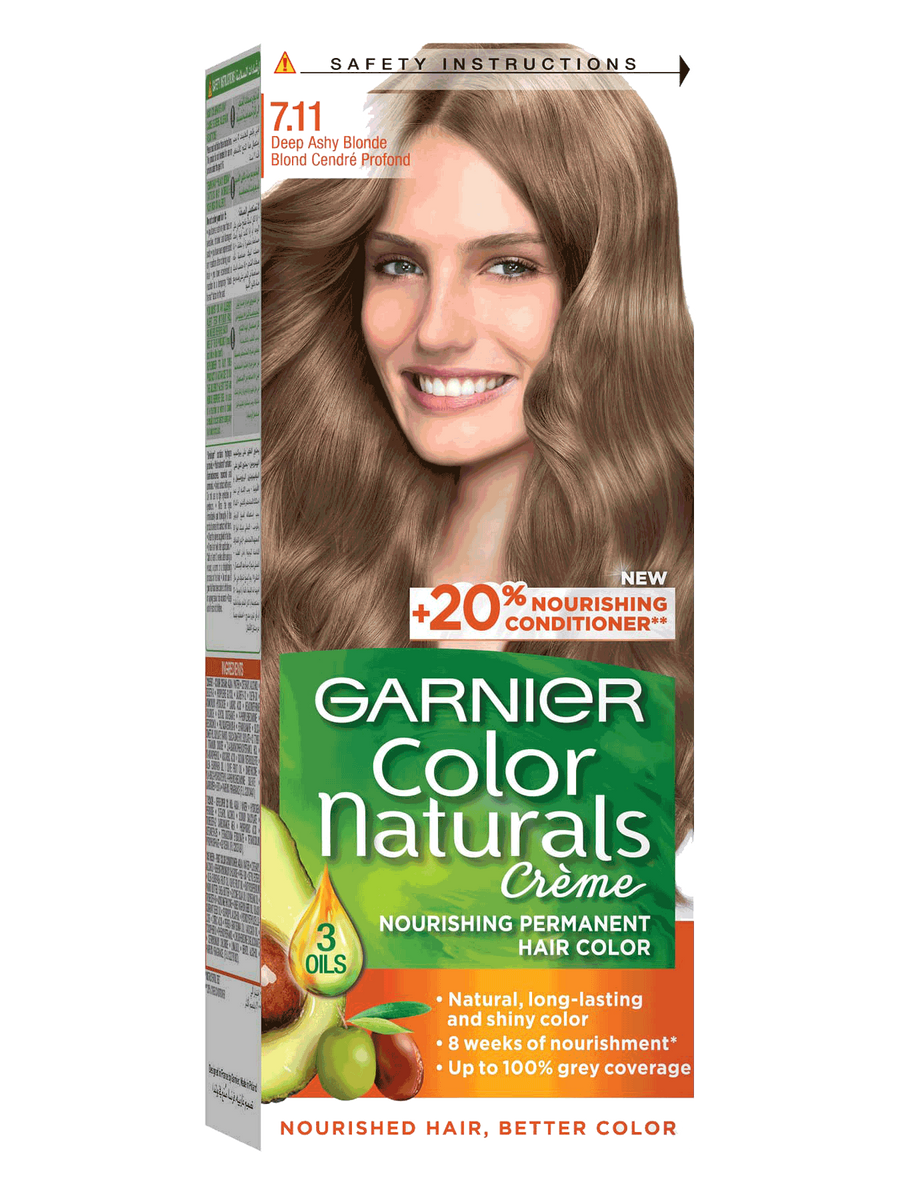 Color Naturals 7.11 - Deep Ashy Blonde | Garnier Arabia