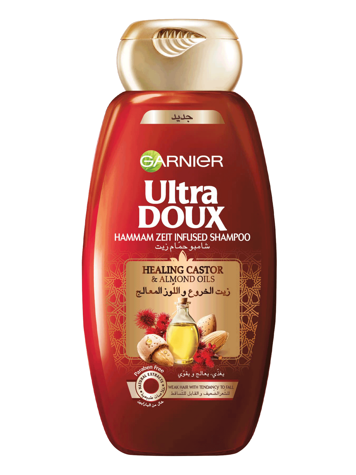SHAMPOOING GUÉRISSEUR RICIN ET AMANDE/ ULTRA DOUX/ GARNIER