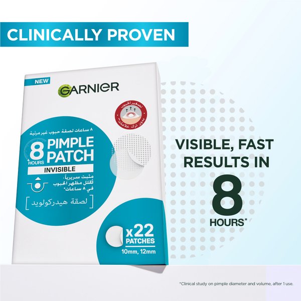 Fast Clear Invisible 8 Hours Pimple Patch | Garnier Arabia