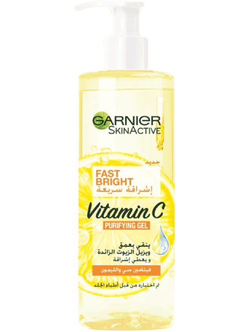 Fast Bright Vitamin C Purifying Gel Wash • Garnier Arabia