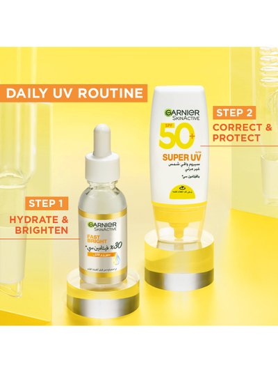 SkinActive Super UV Invisible Serum Sunscreen | Garnier Arabia