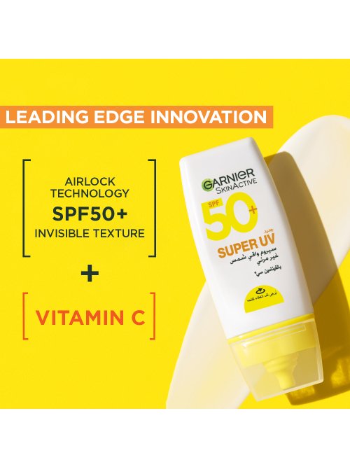 SkinActive Super UV Invisible Serum Sunscreen | Garnier Arabia