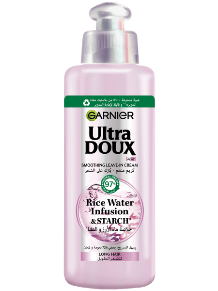 Ultra Doux Rice Water & Starch Leave-In | Garnier Arabia