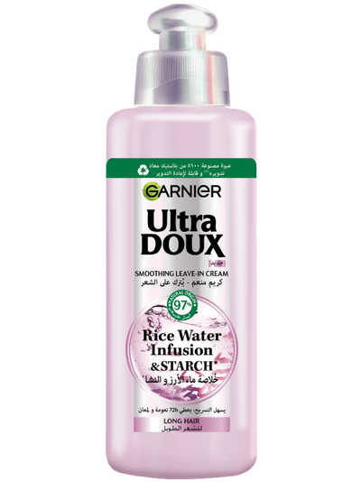 Ultra Doux Rice Water & Starch Leave-In | Garnier Arabia