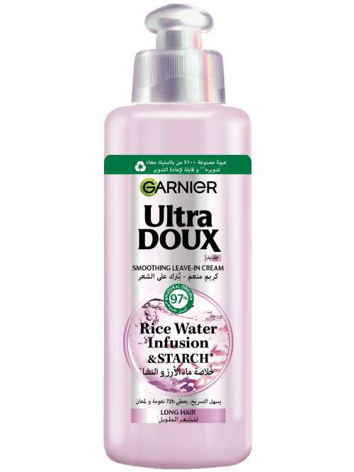Eau de Riz et Amidon Ultra Doux Crème Sans Rinçage | Garnier Arabie