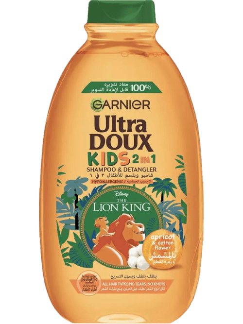 Kids 2 in 1 Apricot Shampoo - The Lion King • Garnier Arabia