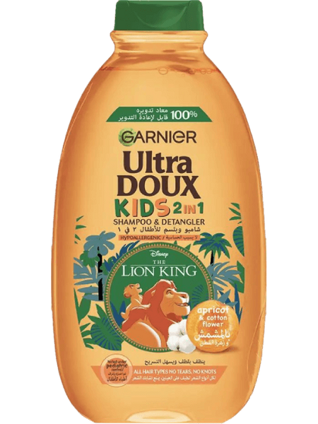 Kids 2 in 1 Apricot Shampoo - The Lion King • Garnier Arabia